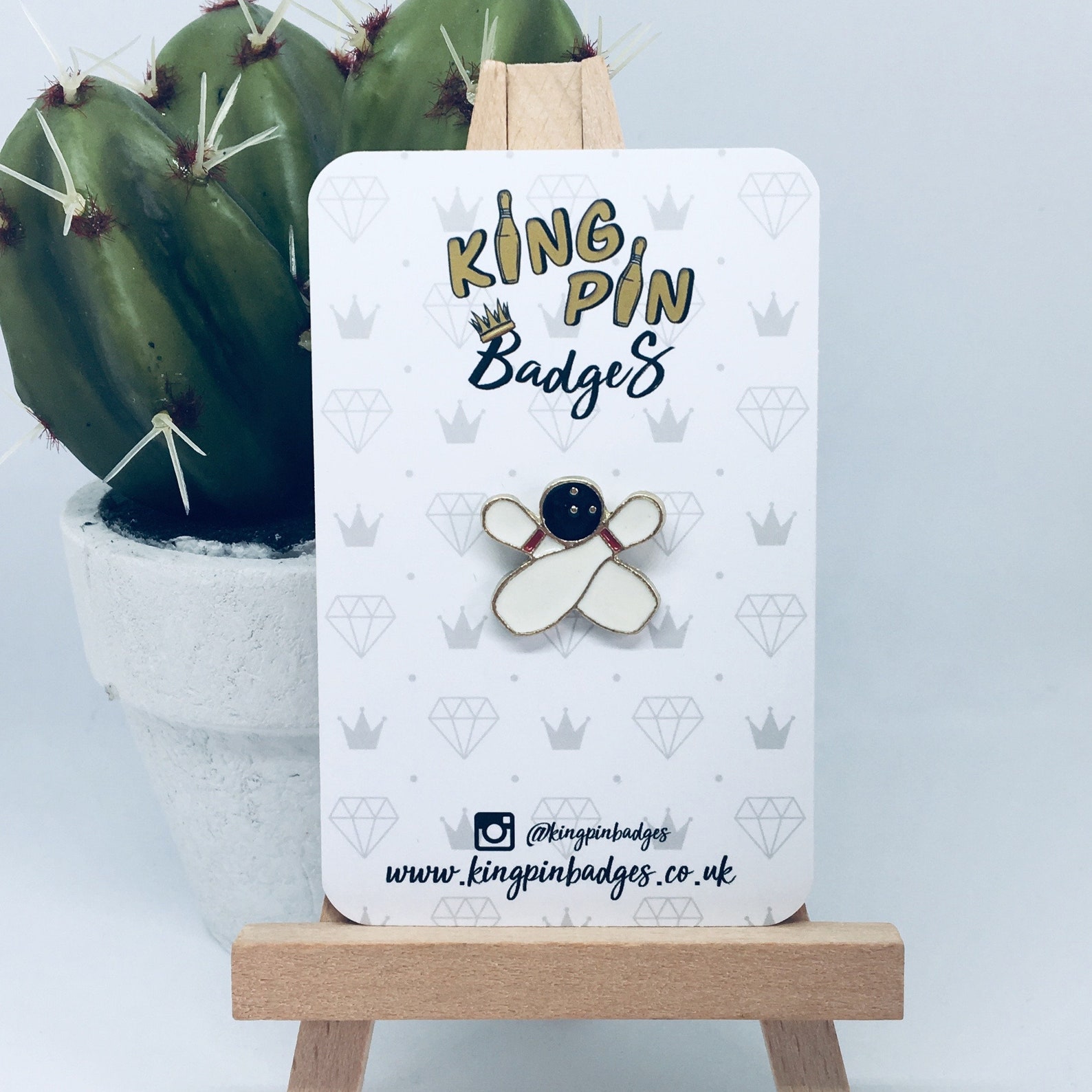 Kingpin Badges Pin Badge Bowling Badge Pin Badge Soft - Etsy