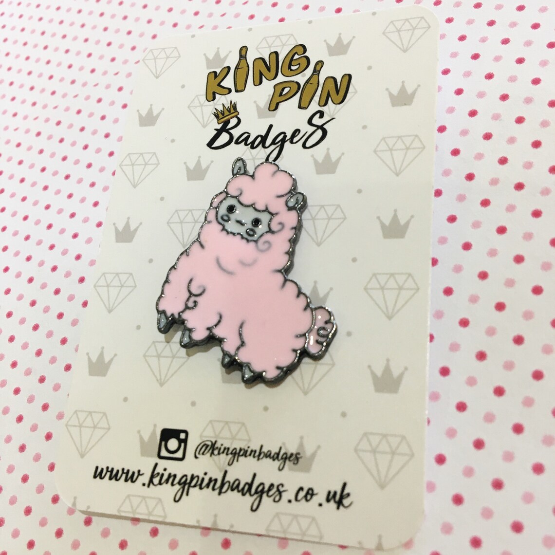 ALPACA Enamel Pin Badge Pink Alpaca Pin Llama Soft Enamel - Etsy