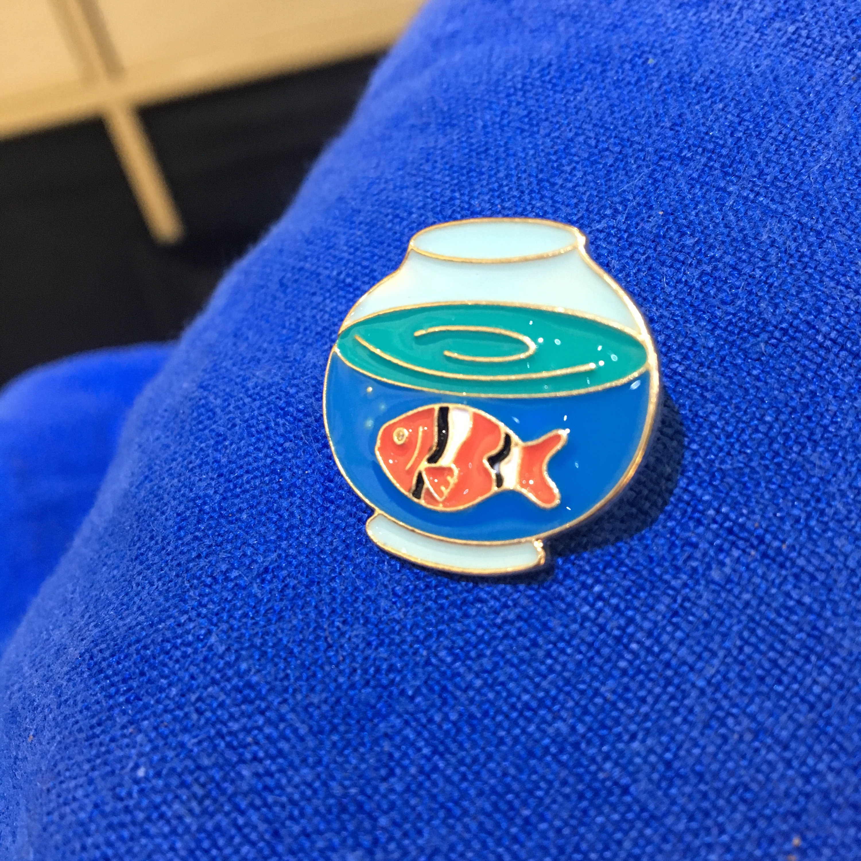 GOLDFISH BOWL Enamel Pin Badge Fish Tank Soft Enamel Pin - Etsy