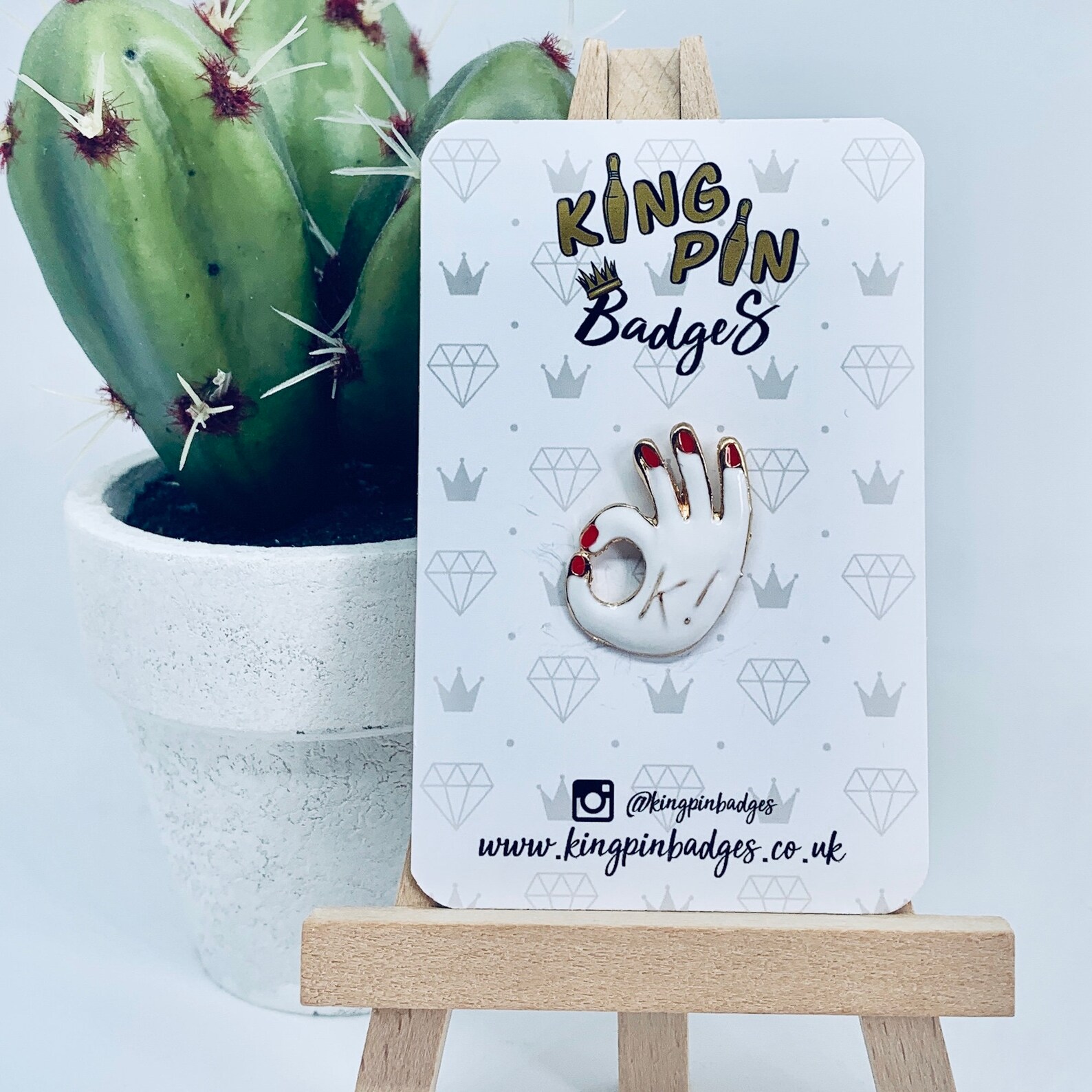 OK Enamel Pin Badge Okay Hands Pin Badge Pin Badge | Etsy