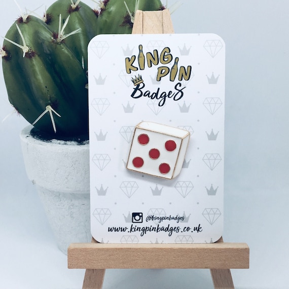 DICE Enamel Pin Badge Games Badge Pin Badge Enamel Badge | Etsy