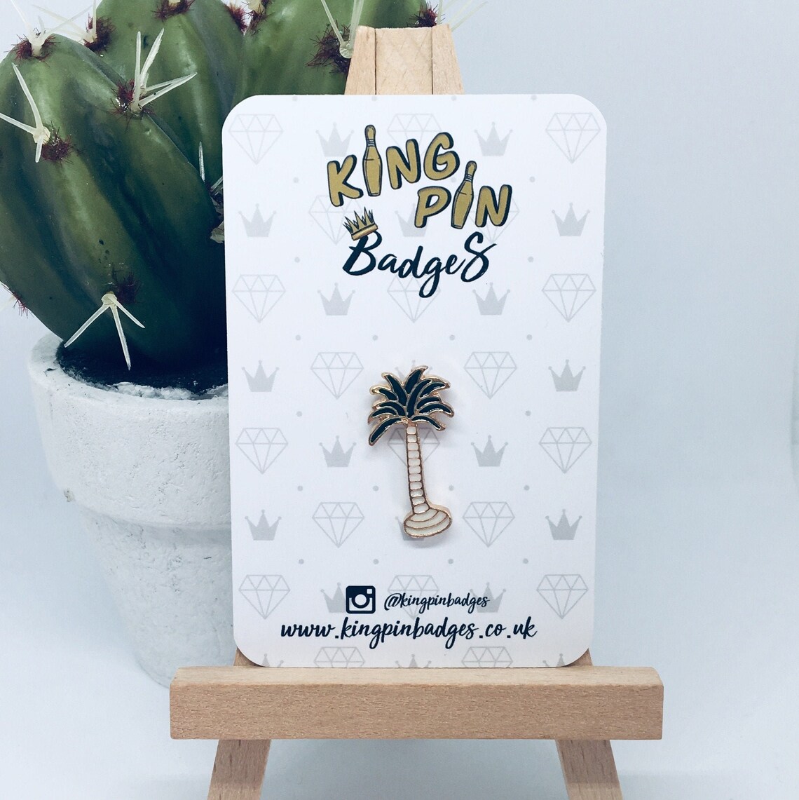 PALM TREE Enamel Pin Badge | Palm Tree Badge | Pin Badge | Soft Enamel ...