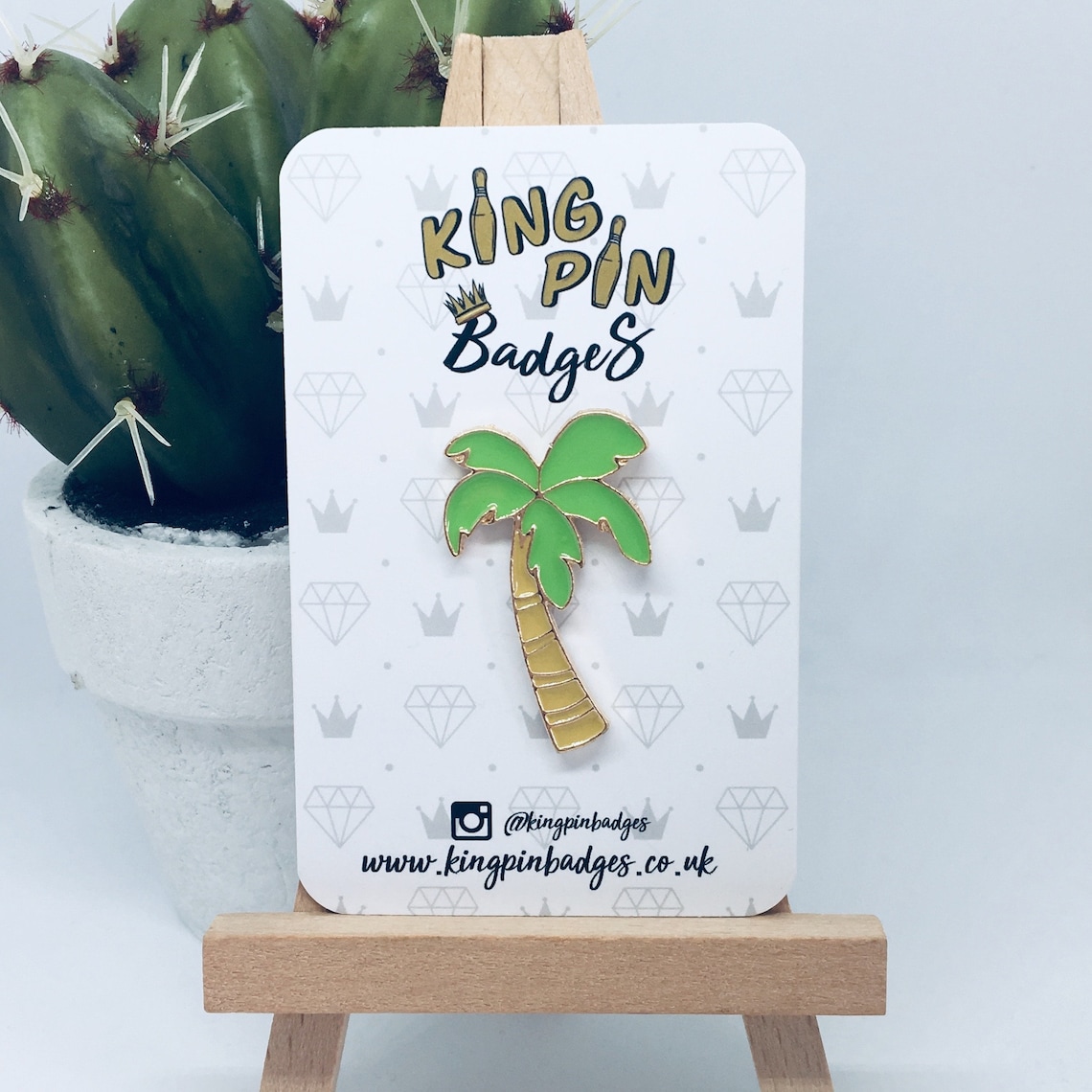 CHUNKY PALM TREE Enamel Pin Badge | Palm Tree Badge | Summer Holidays ...
