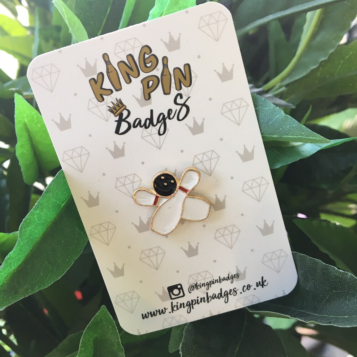 Kingpin Badges Pin Badge Bowling Badge Pin Badge Soft | Etsy