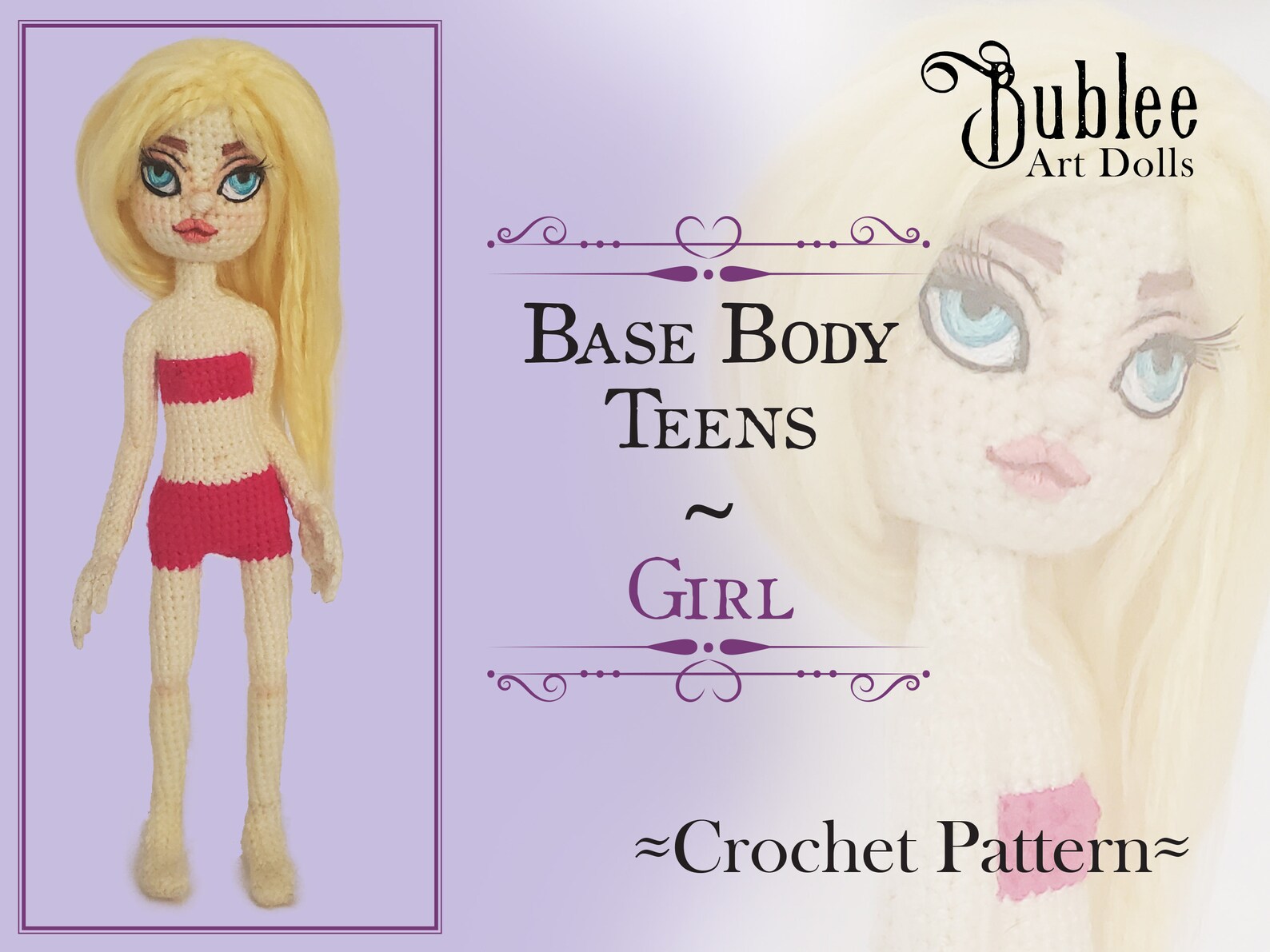 Teen Girl Doll Crochet Pattern - Etsy