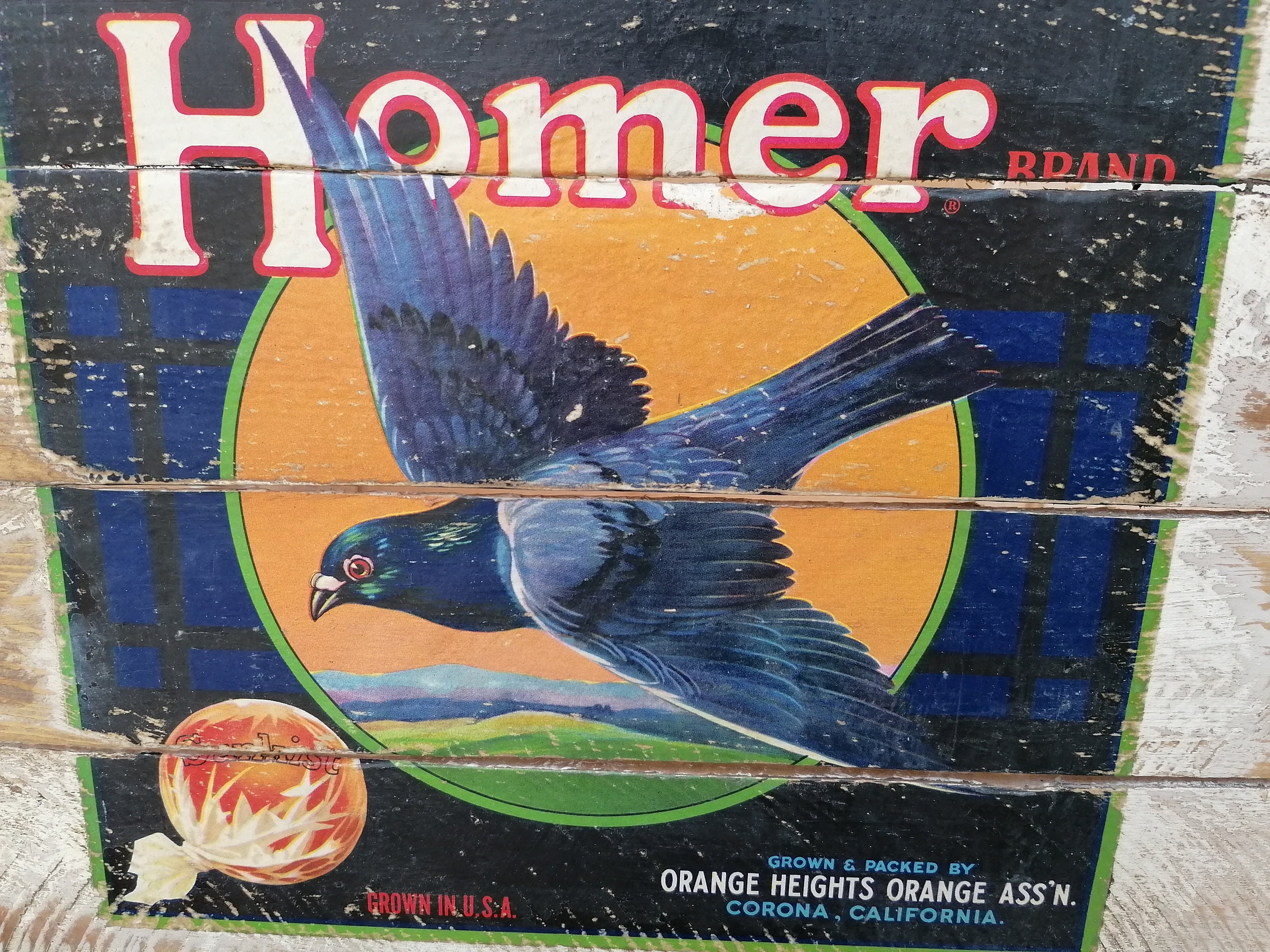 Hand-painted Vintage Farmers Crate - Etsy