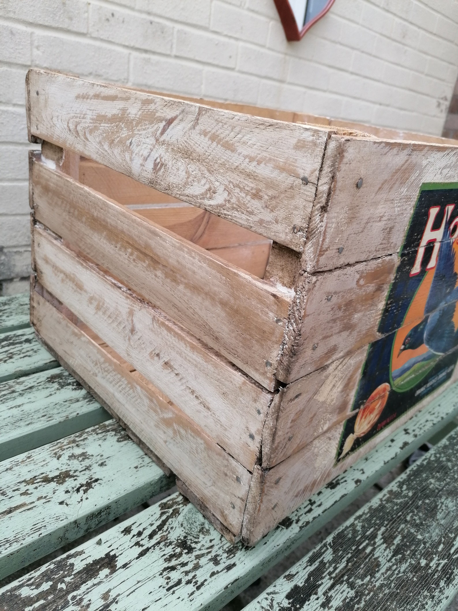 Hand-painted Vintage Farmers Crate - Etsy