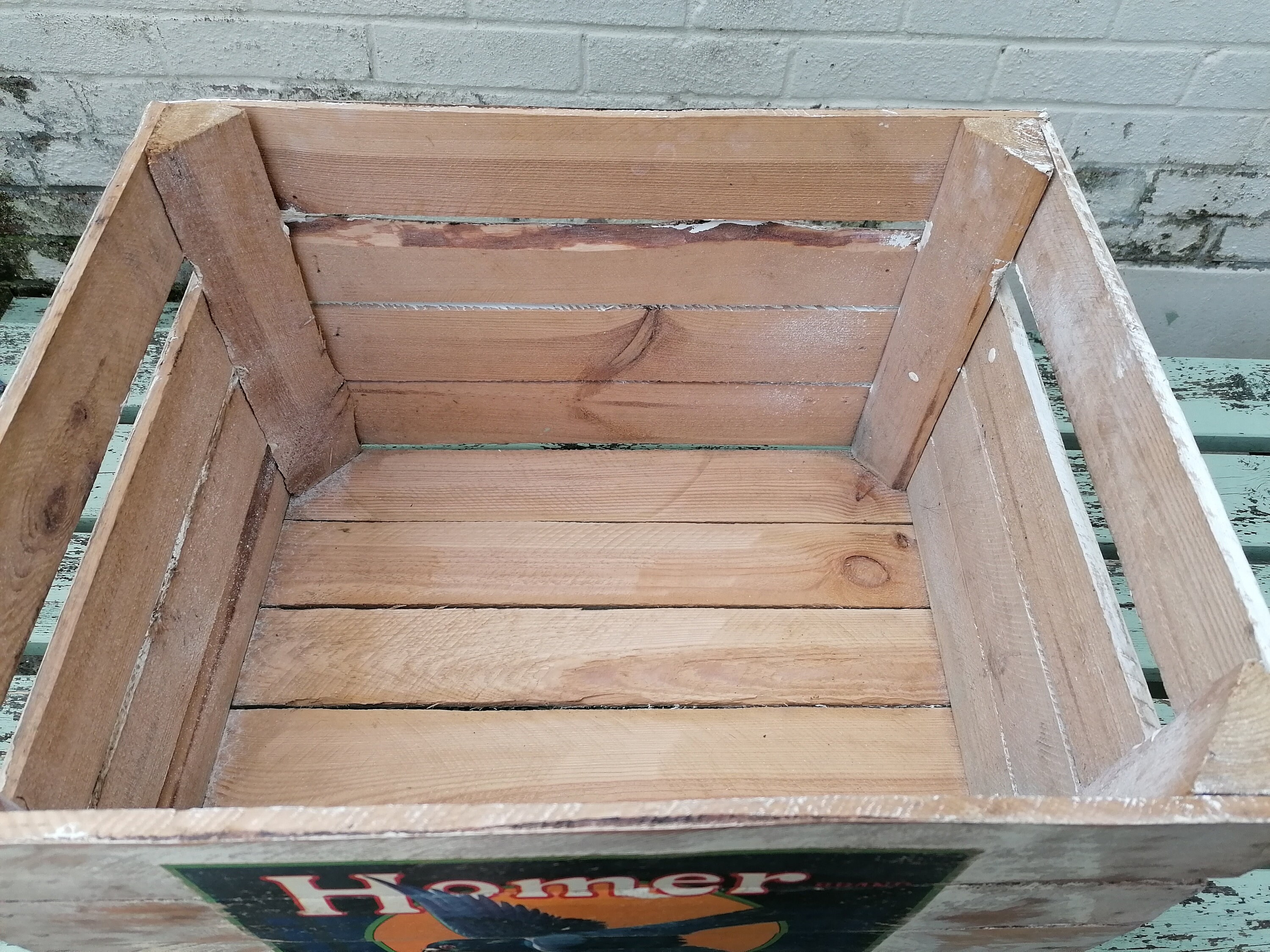 Hand-painted Vintage Farmers Crate - Etsy