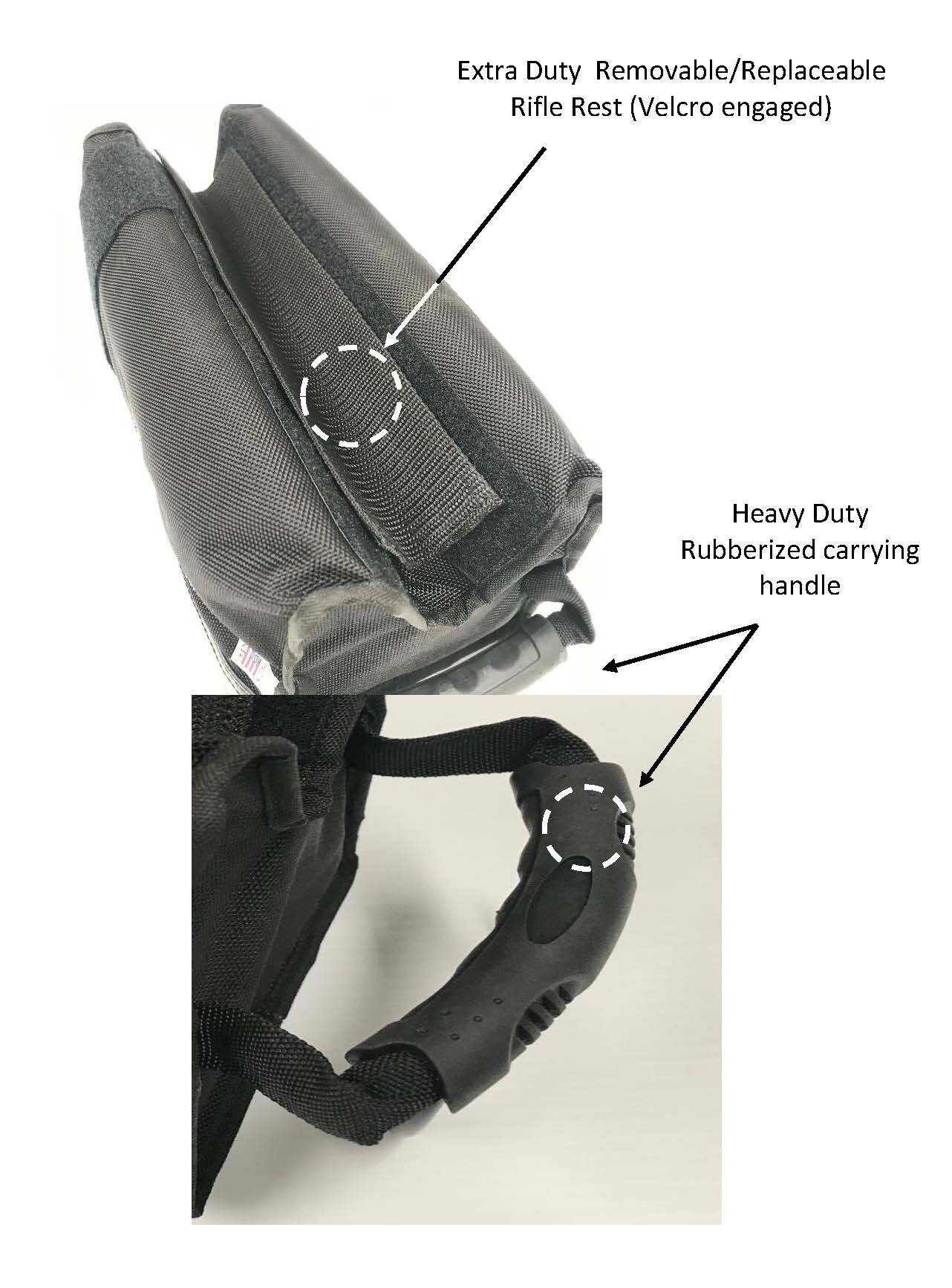 Rest in Peace ®-- Rifle Rest, Shooting Bag. Made in USA From 1020 ...