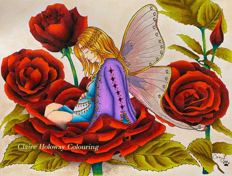 Flutterbye's Mama Premium Advanced Greyscale Coloring Page PDF - Etsy