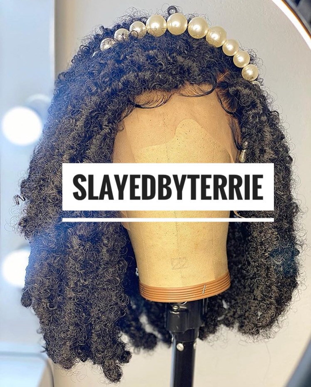 Hand Made Jumbo Distressed Faux Locs LACE 13x4 FRONTAL BOB Braided Wig ...