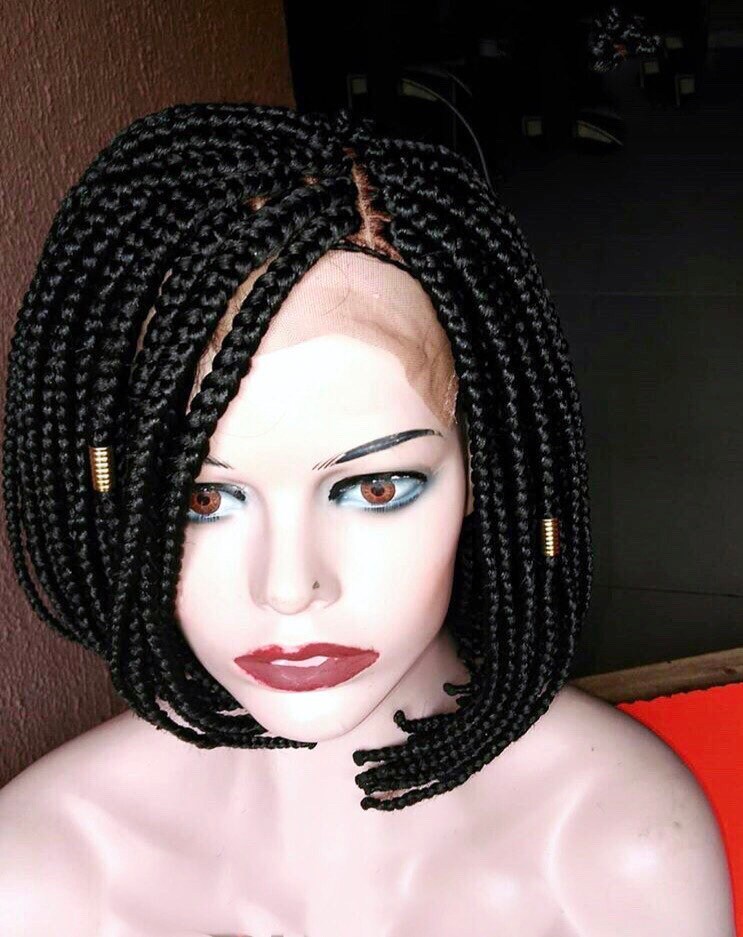 Hand Made Bob Box Braided Wigs Neat Small Size Box Braided - Etsy