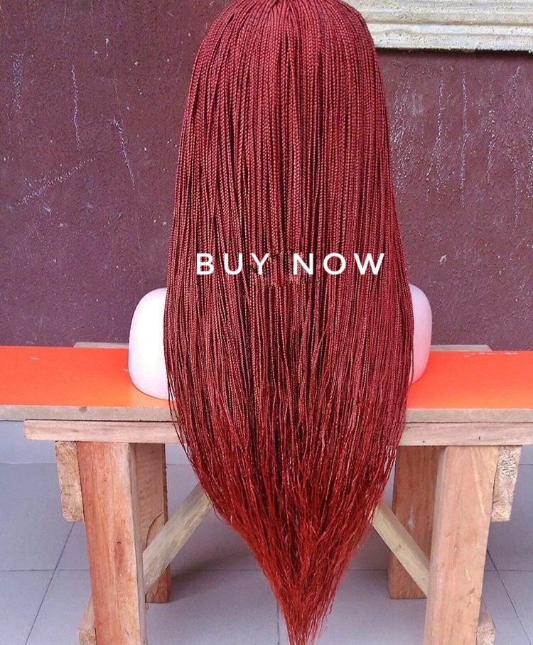 Handmade Box Braided Wig small Sized Box Braided 360 Lace - Etsy