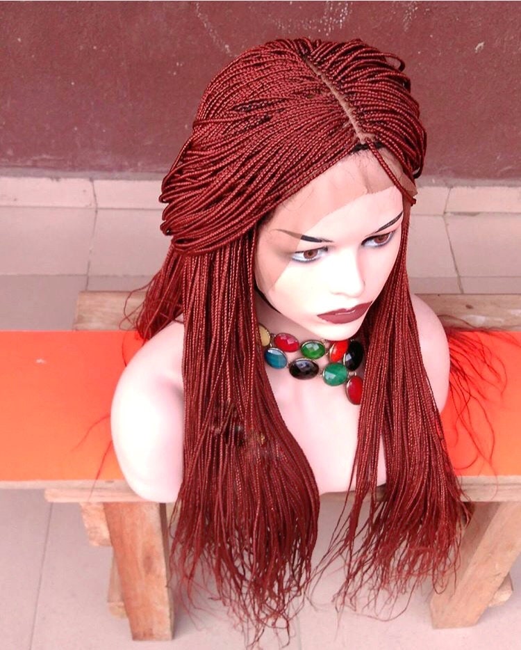 Handmade Box Braided Wig small Sized Box Braided 360 Lace - Etsy