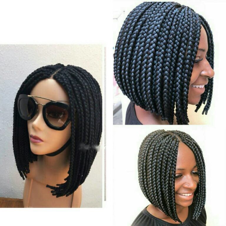 Hand Made Bob Box Braided Wigs Neat Small Size Box Braided - Etsy
