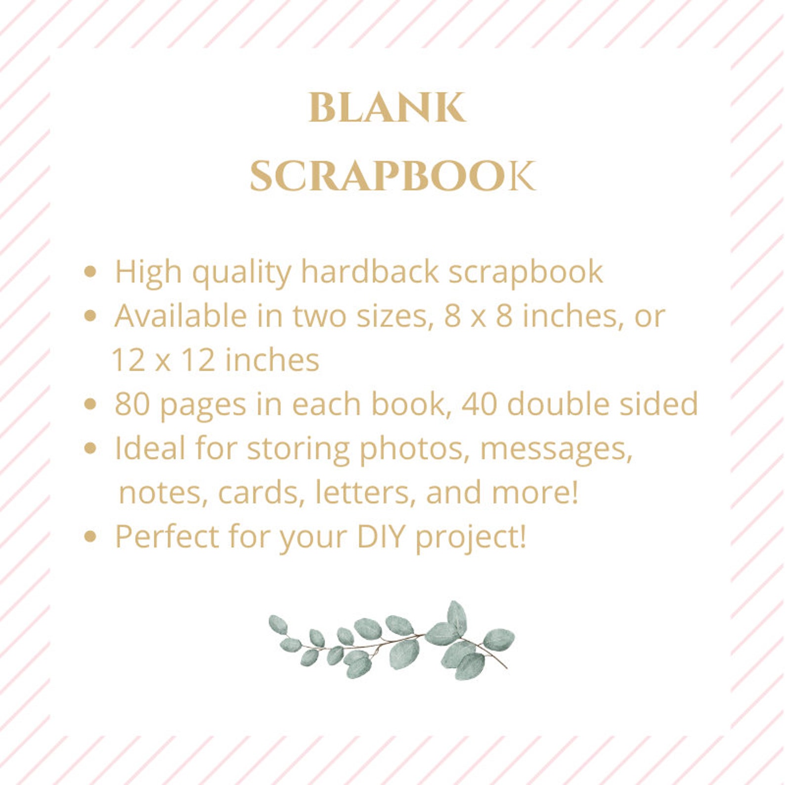 Blank Scrapbook Brown, Kraft 8x8 Inches, Kraft 12x12 Inches, Spiral ...
