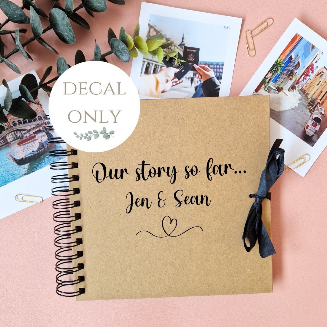 Our Story so Far Personalised DIY Vinyl Decal Sticker for Scrapbook ...