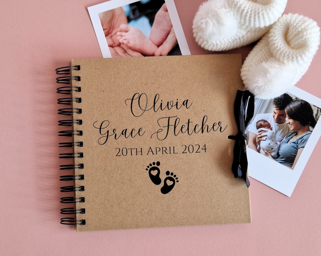 Baby Journal, Baby Memory Book, My First Year, Baby Milestone, New Baby ...