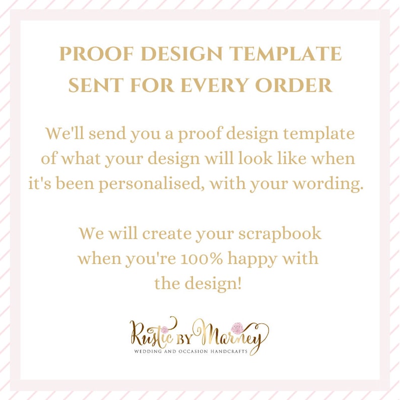 Letters to the Bride Book, Personalised Scrapbook, Wedding Keepsake ...