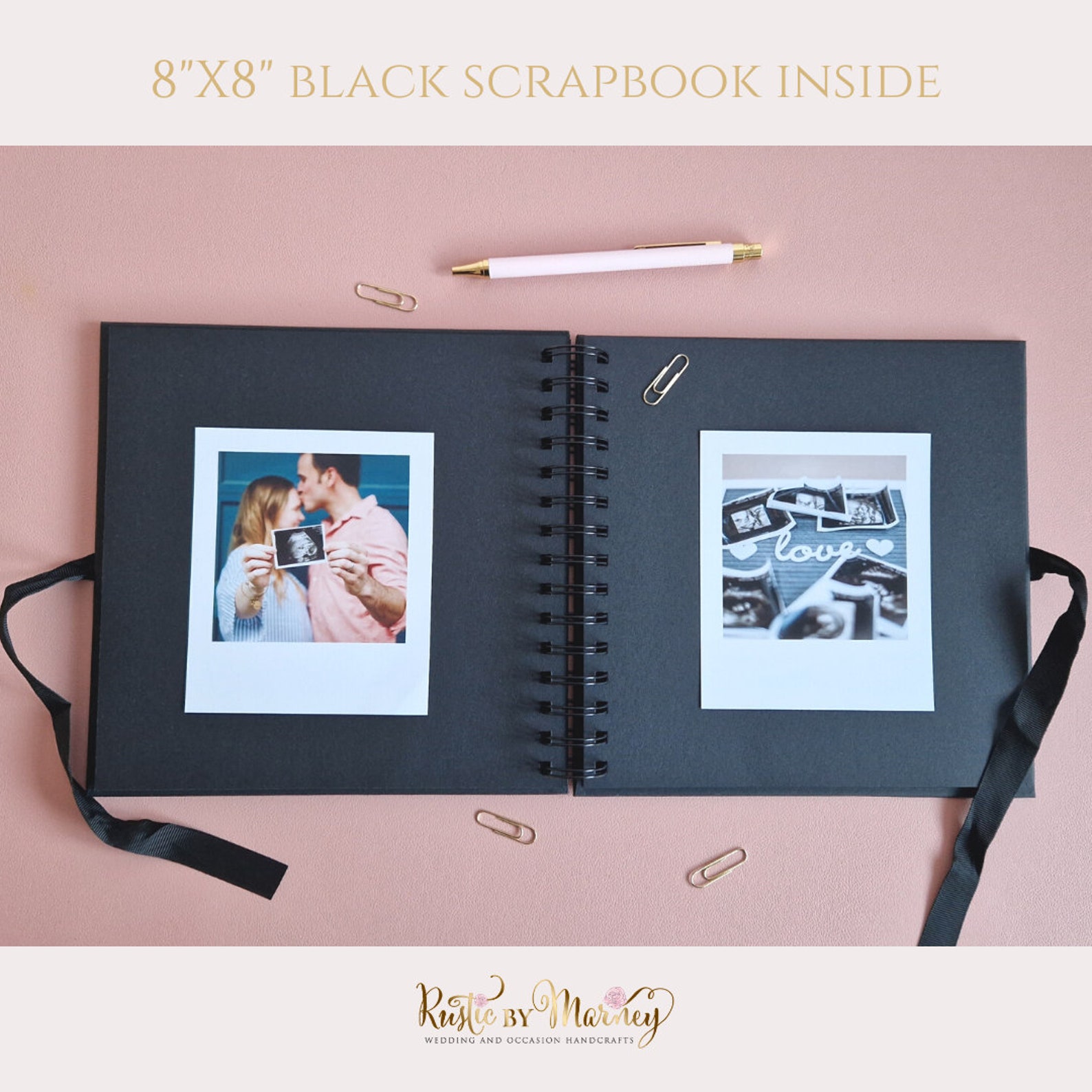 Personalised Bump to Baby Scrapbook, Pregnancy Journal, Baby Scrapbook ...