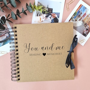 Personalised Couples Scrapbook Album: Anniversary Memory Book, Couples ...