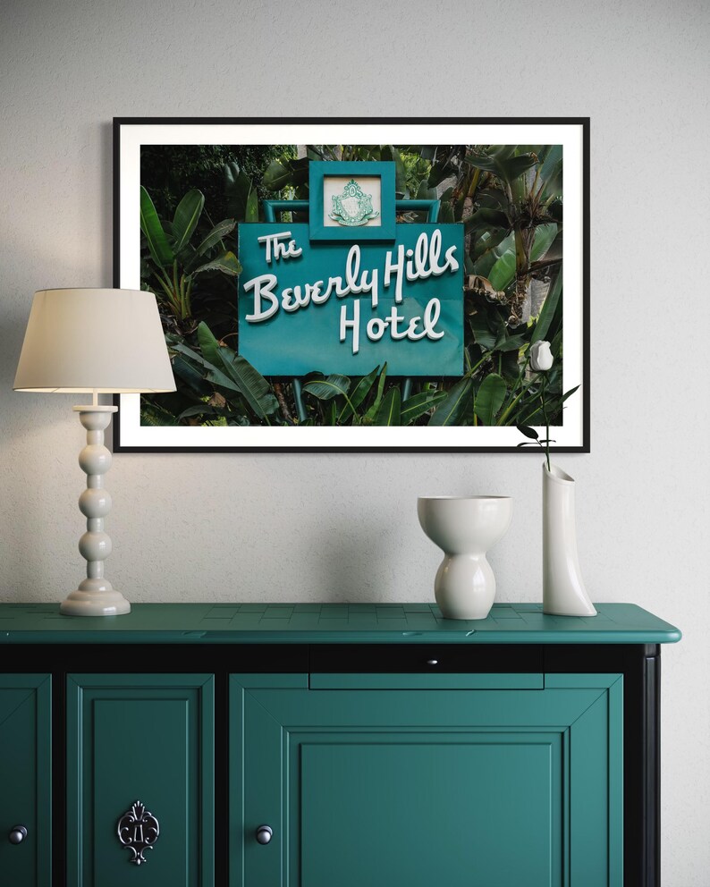 Beverly Hills Hotel Wall Art | Los Angeles Home Decor | Beverly Hills ...