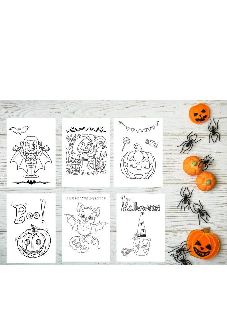 Printable PDF Halloween Colouring Pages 12 Designs Etsy UK printable-pdf-halloween-colouring-pages-12-designs-etsy-uk