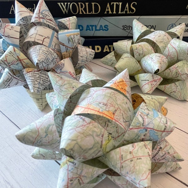 World Map Paper Bags - Etsy