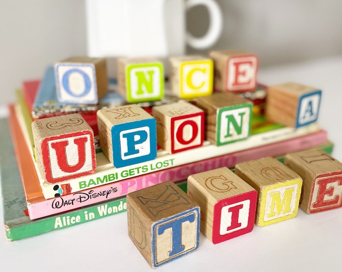 Alphabet Building Blocks | ABC Blocks | Wooden Blocks | Choose Letters ...