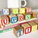 Alphabet Building Blocks ABC Blocks Wooden Blocks Choose Letters ONE ...