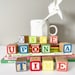 Alphabet Building Blocks ABC Blocks Wooden Blocks Choose - Etsy