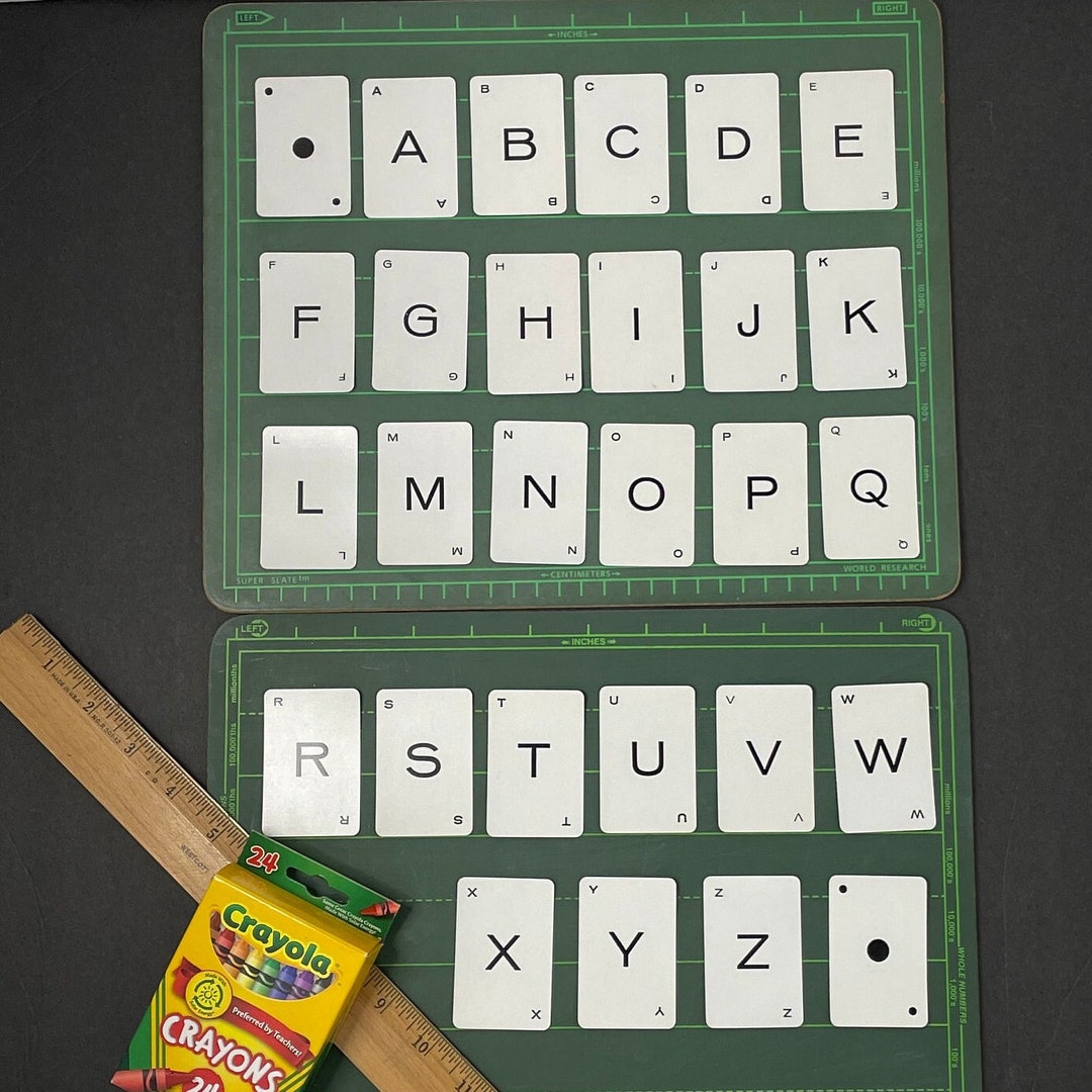 Alphabet Cards | Vintage Letter Cards | Paper Ephemera | Junk Journal ...