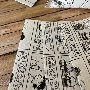 Storybook Peanuts Gang Comic Strip Party Favor Boxes | Set of 12 ...