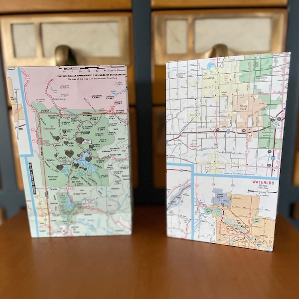 World Map Paper Bags - Etsy