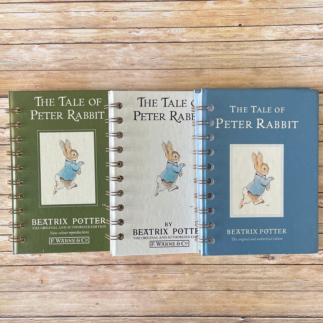 Peter Rabbit Notebook Repurposed Beatrix Potter Books Journal Children ...