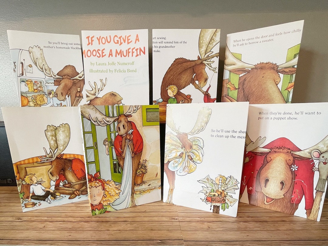 Storybook Bags If You Give a Moose a Muffin Treat Bags Set of 8 Party ...