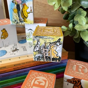 Classic Pooh Storybook Building Blocks | Set of 3 | Repurposed Pooh ...