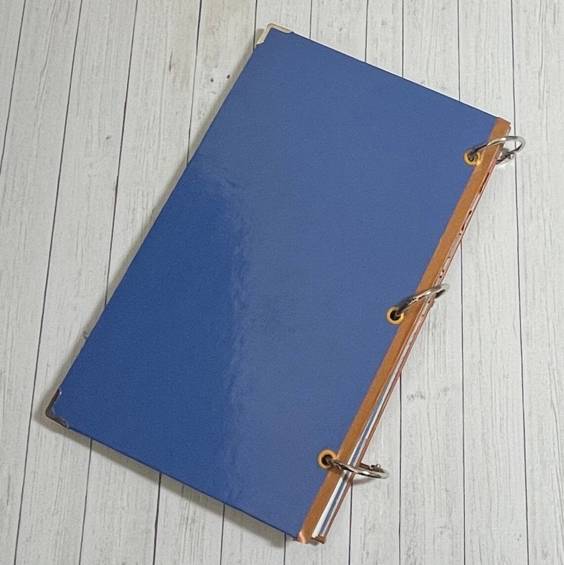 3 Ring Storybook Journal Upcycled Disney Beauty and the | Etsy