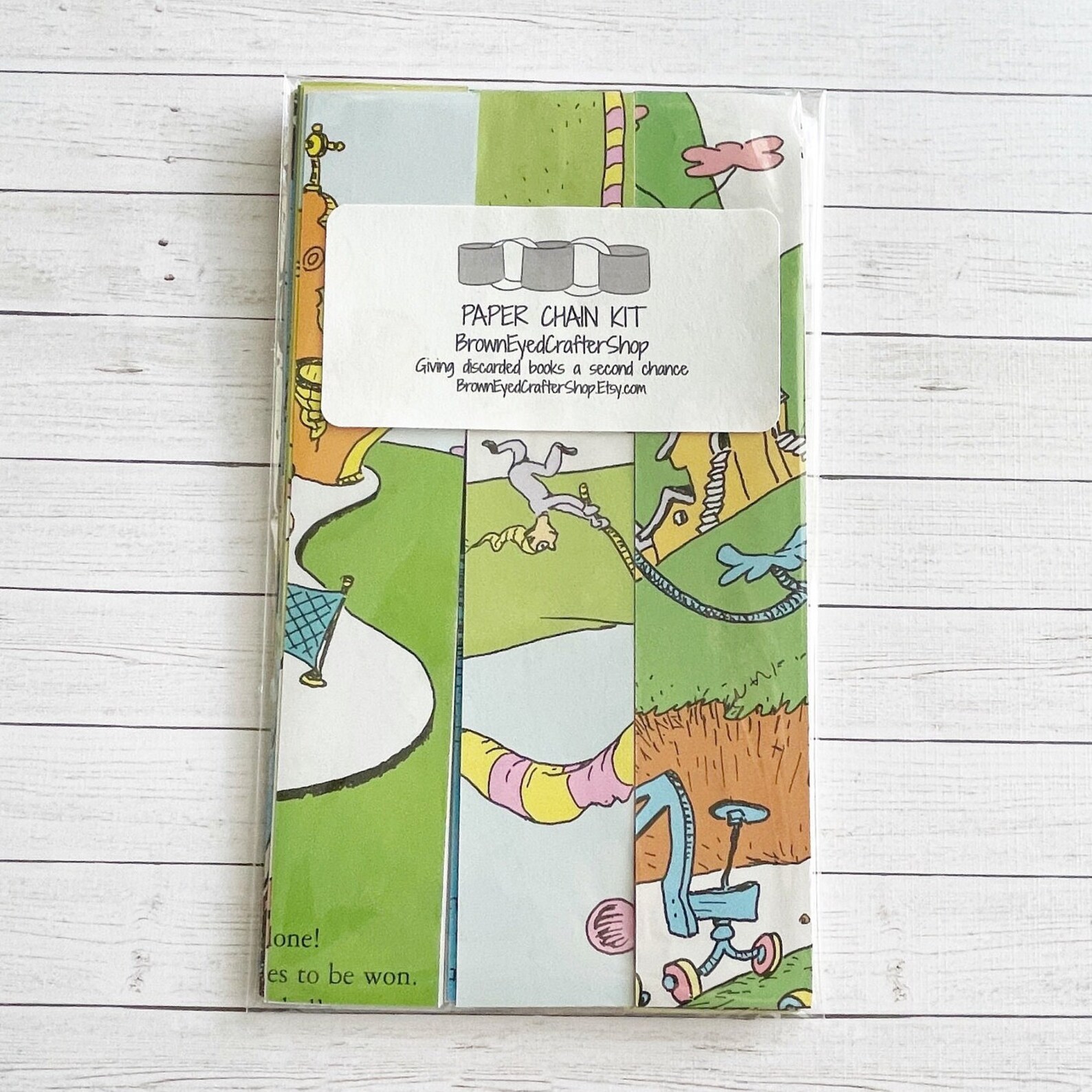 Oh the Places You'll Go Storybook Page Paper Chain - Etsy
