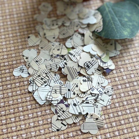 200 Pieces MUSIC Confetti CHOOSE SHAPE Wedding Confetti - Etsy