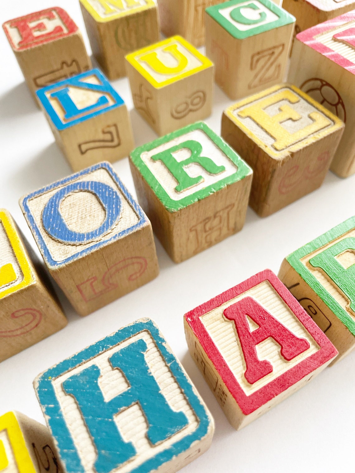 Alphabet Building Blocks | ABC Blocks | Wooden Blocks | Choose Letters ...