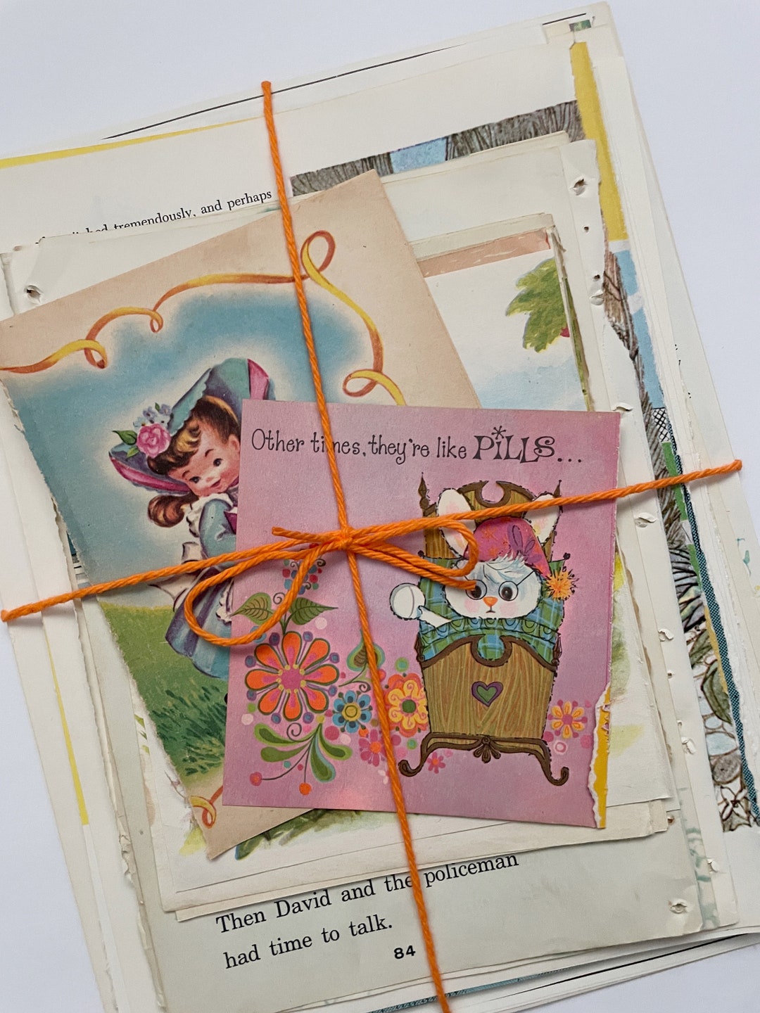 Storybook Page Bundle 55 Pages Vintage Children's Picture Book Pages ...