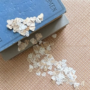 200 Pieces Book Page Confetti | 5/8" | Book Page Table Scatter | Book ...