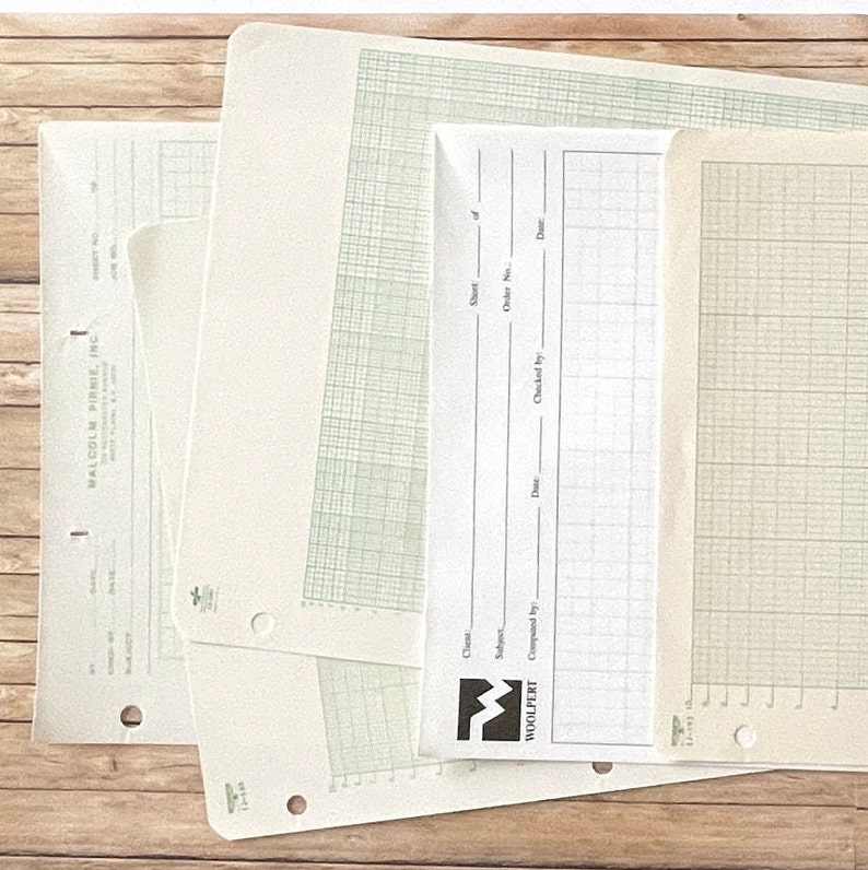 Vintage Office Paper Bundle Assortment of Ephemera Bundle - Etsy