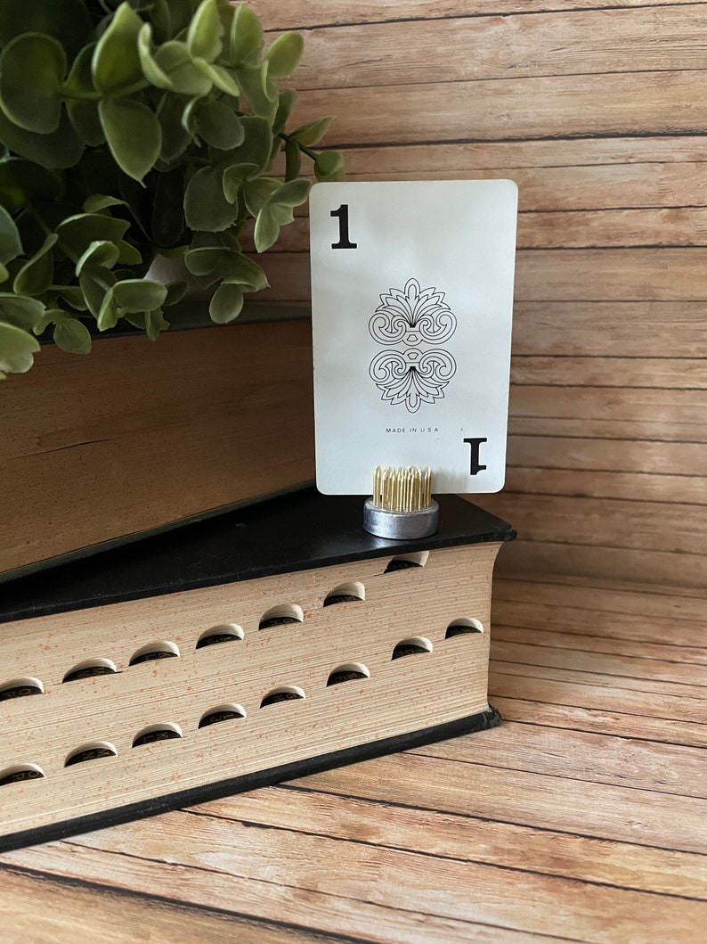 Vintage Numbered Playing Cards | Numbered 1-15 | Wedding Table Numbers ...