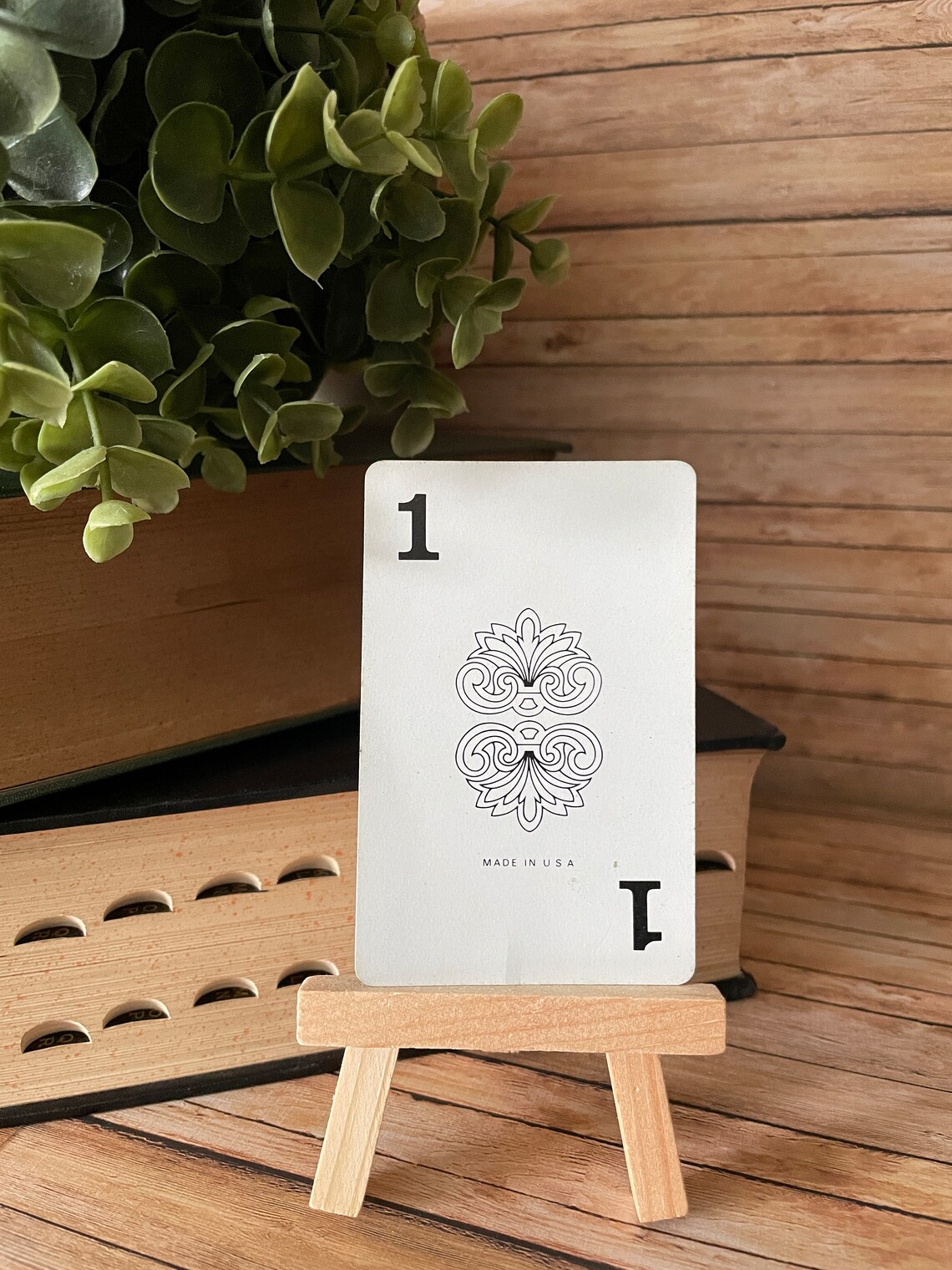 Vintage Numbered Playing Cards | Numbered 1-15 | Wedding Table Numbers ...