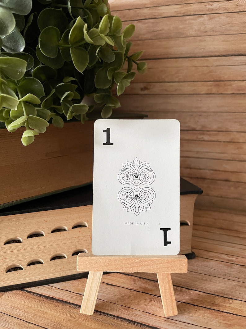 Vintage Numbered Playing Cards | Numbered 1-15 | Wedding Table Numbers ...