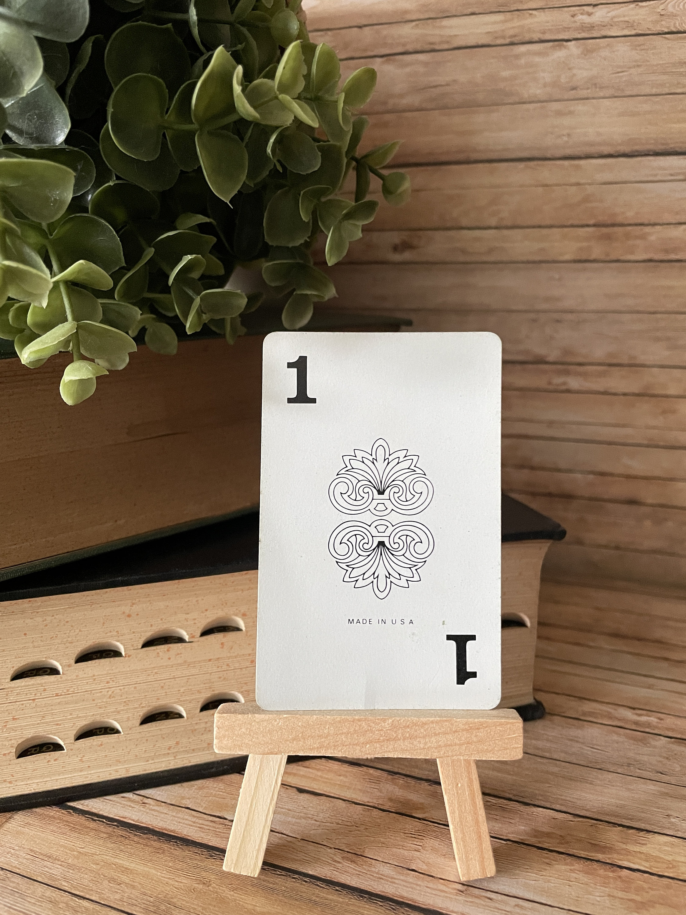 Vintage Numbered Playing Cards | Numbered 1-15 | Wedding Table Numbers ...