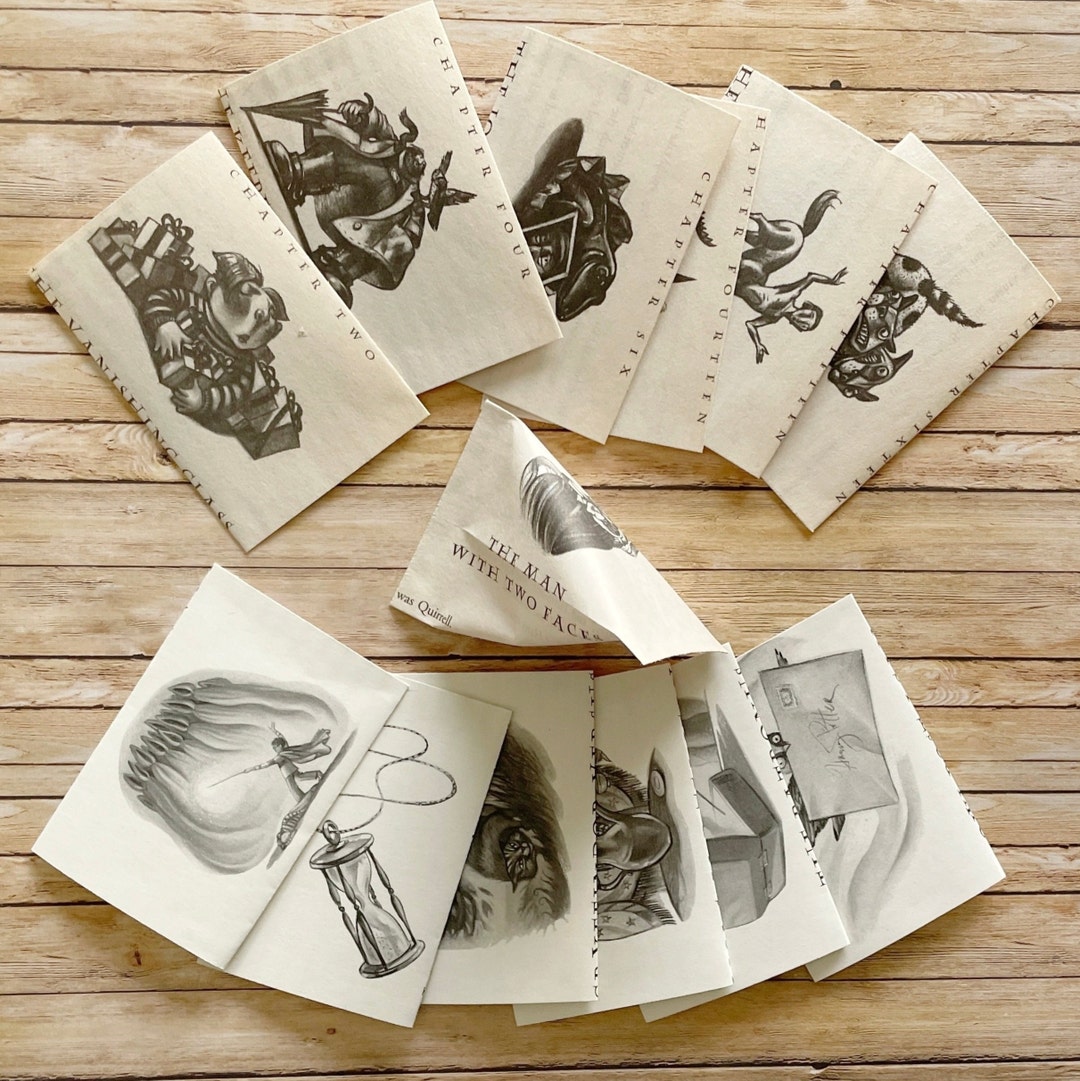 Wizard Book Page Party Favor Boxes | Set of 12 | Repurposed Books - Etsy