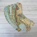 Map/atlas Cupcake Wraps | One Dozen | Repurposed Maps & Atlases ...